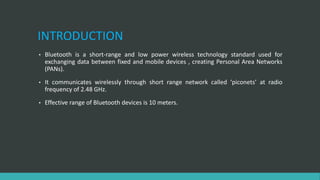 Bluetooth technology | PPT