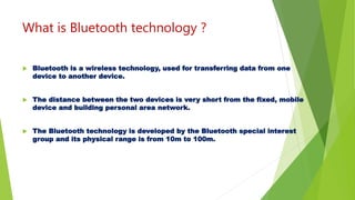 Bluetooth technology.ppt