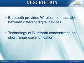 Bluetooth technology | PPT