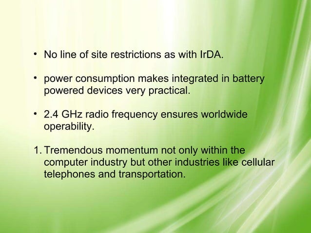 Bluetooth technology presentation | PPT