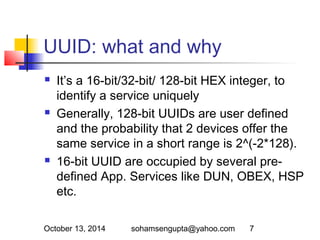 JSR-82 Bluetooth tutorial | PPT