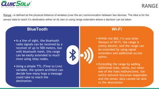 Bluetooth vs Wi-Fi comparison for IoT Solutions | PPTX