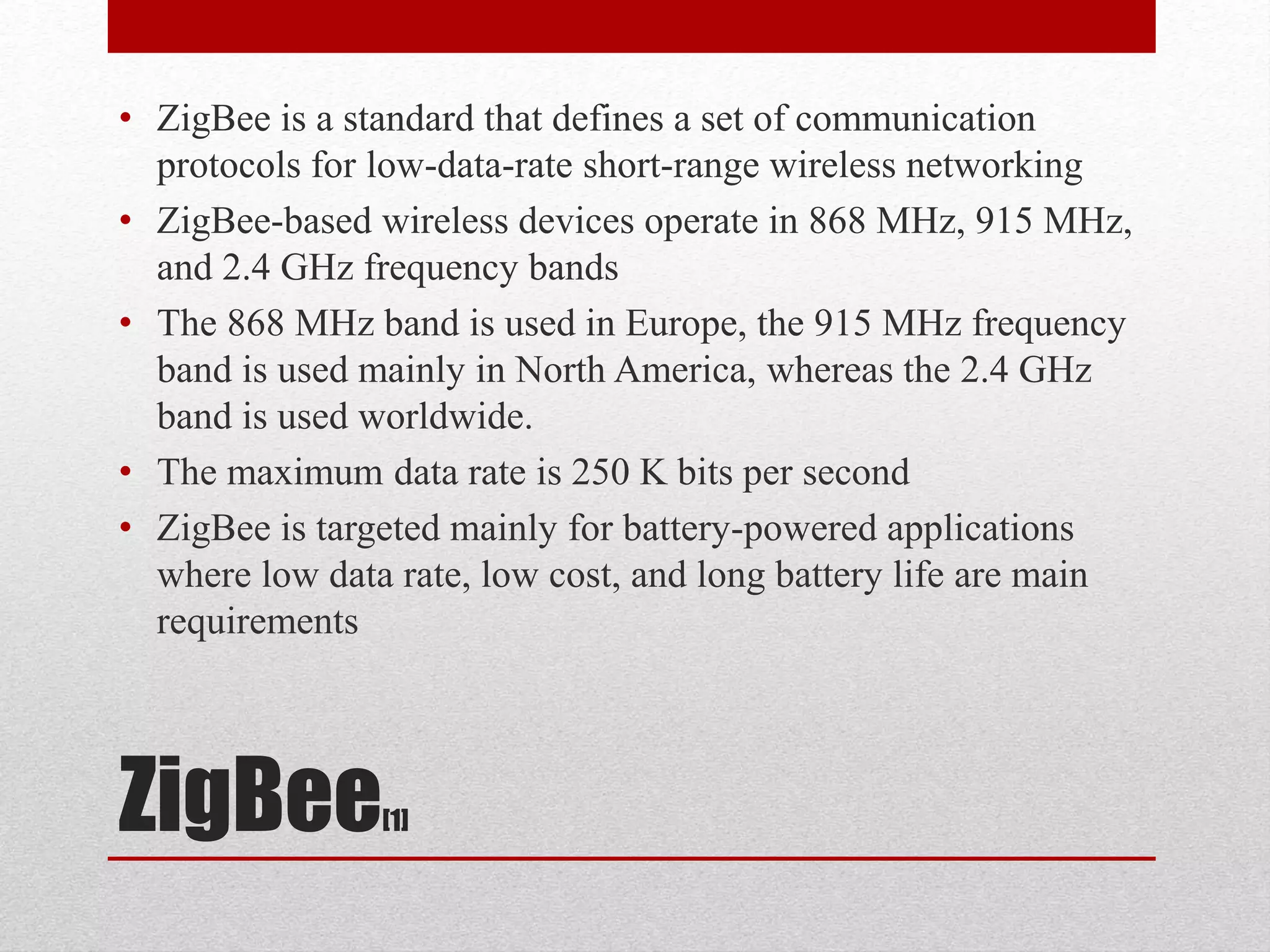 The Differences Between Bluetooth, ZigBee and WiFi | PPTX