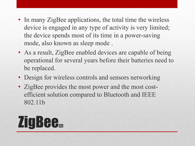 The Differences Between Bluetooth, ZigBee and WiFi | PPTX