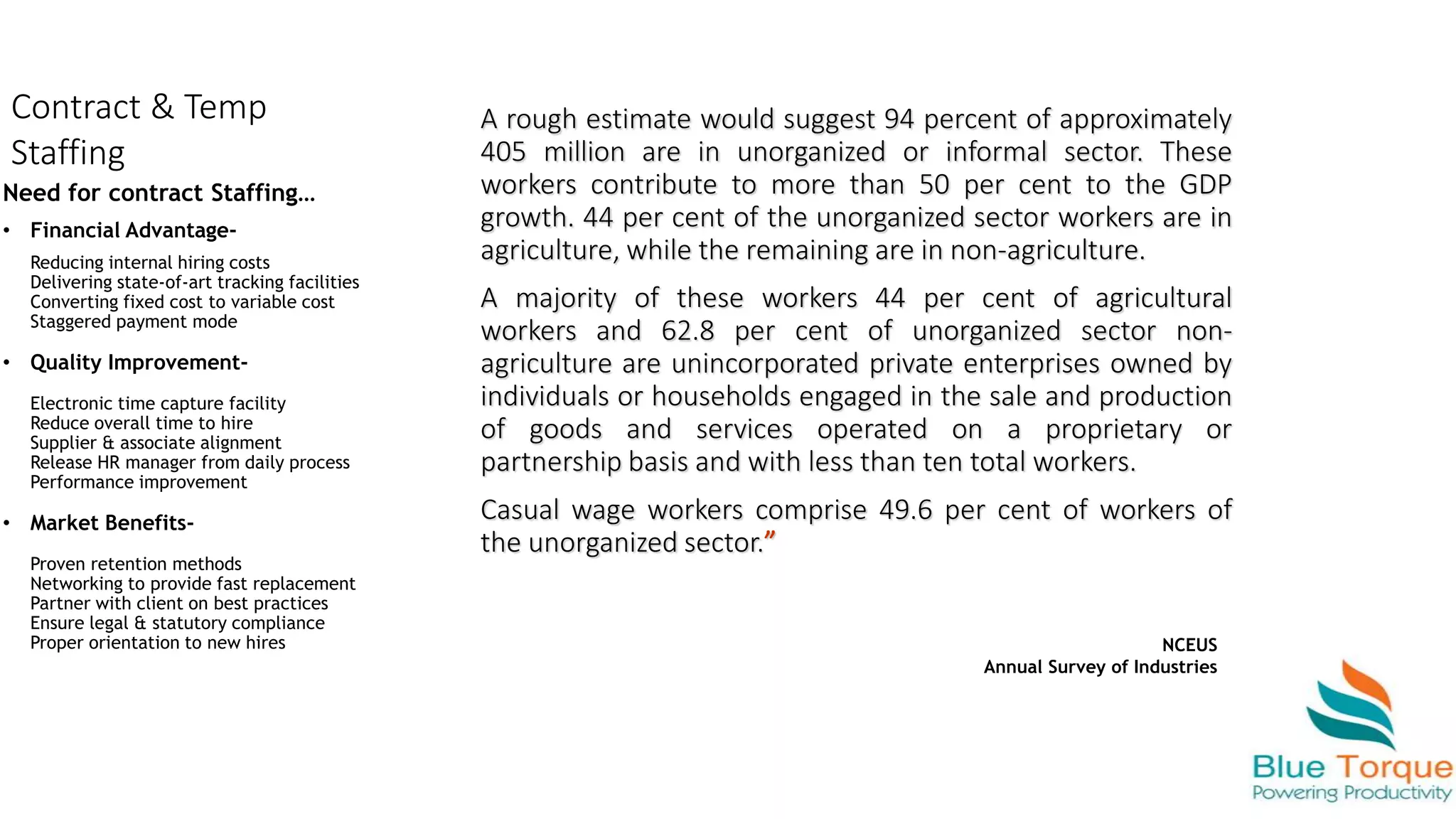 Blue torque contract staffing | PPT