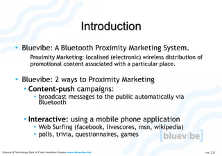 Proximity Marketing Platform Bluevibe Presentation | PPT