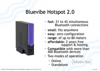 Proximity Marketing Platform Bluevibe Presentation | PPT