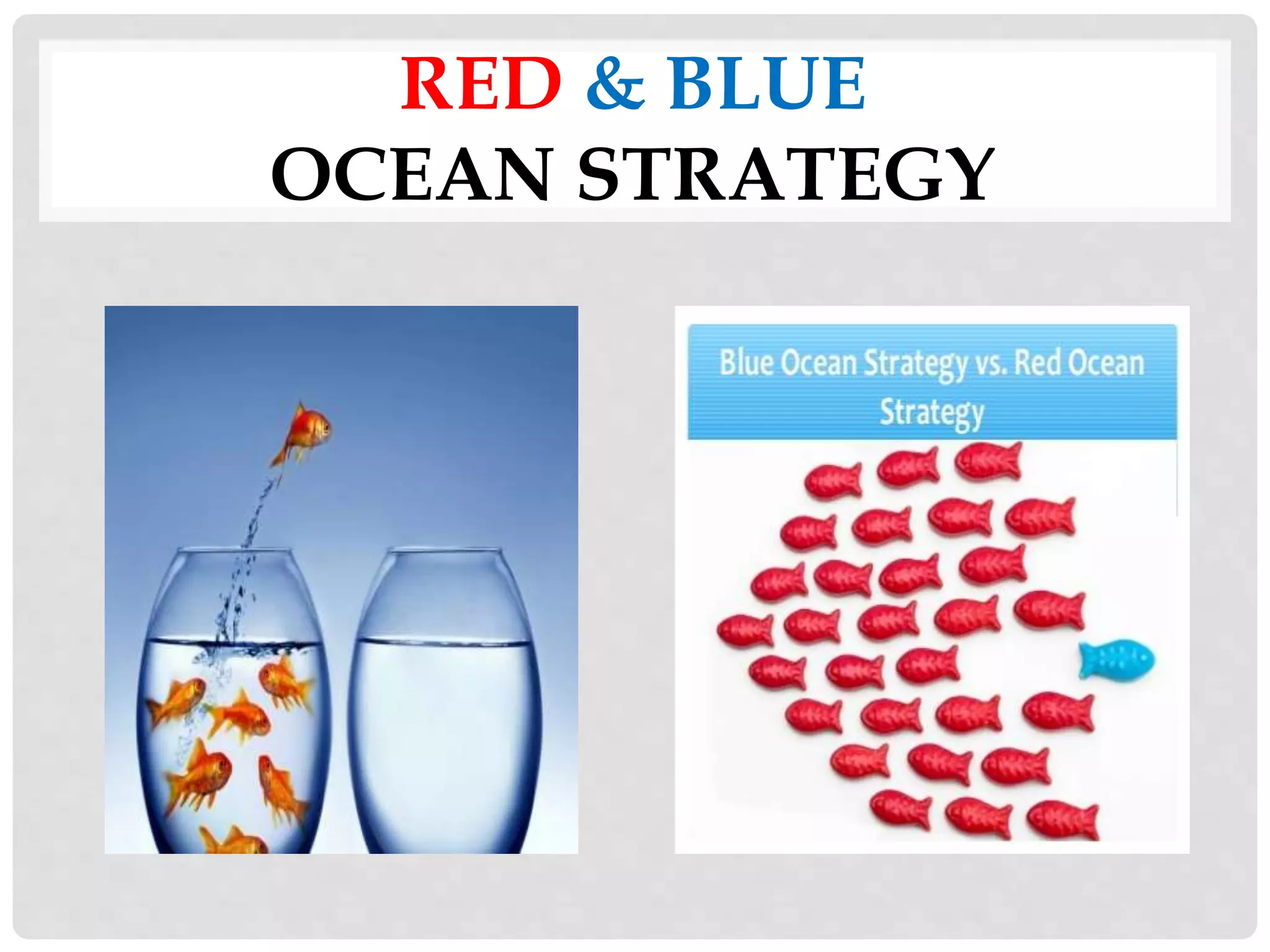 Blue ocean vs red ocean | PPTX