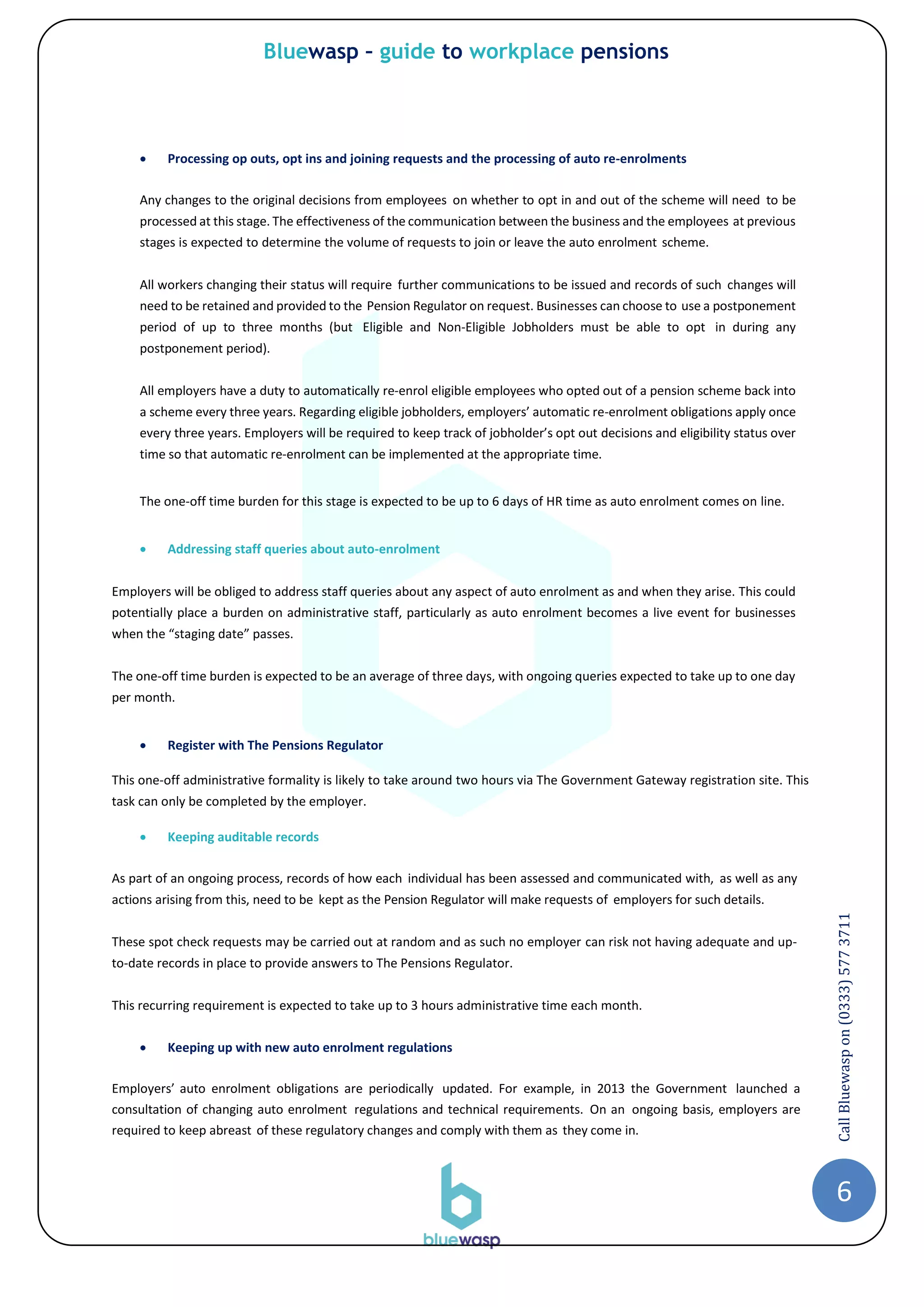 Employer guide to workplace pensions | PDF