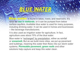 Blue water and green water ppt (shivanjali chaurasia) MSc.pptx