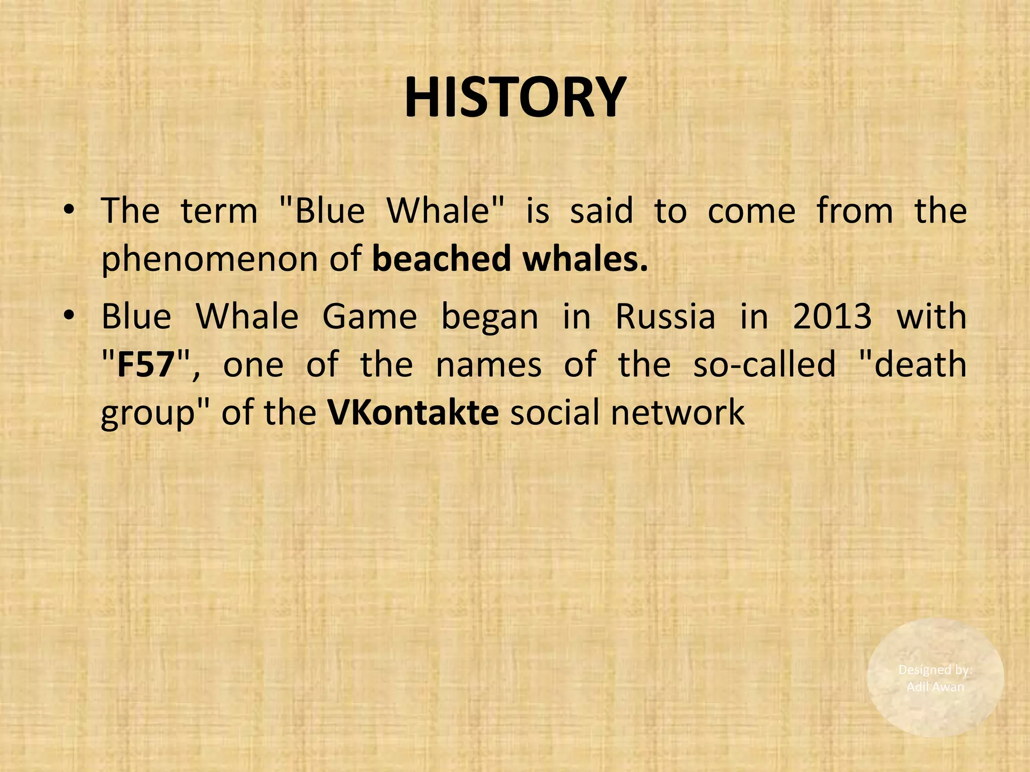Blue Whale Challenge Awareness | PDF