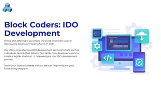 IDO Development Services | PPT