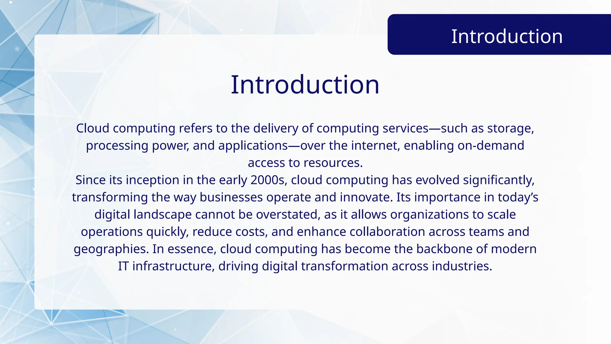 Parallel Hop - Your IT Transformation Partner | PPTX