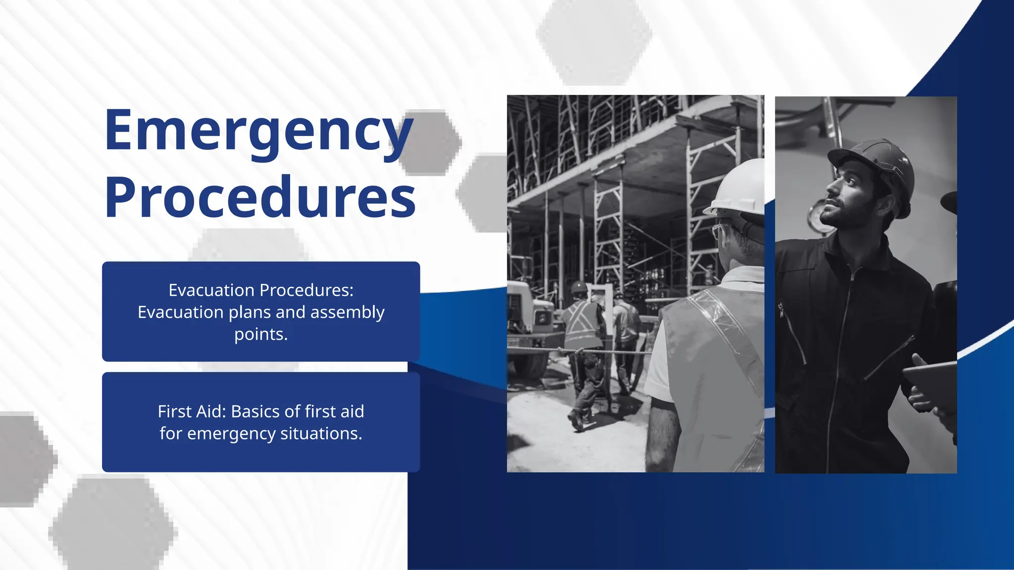 Blue White Professional Modern Safety Training Presentation.pptx