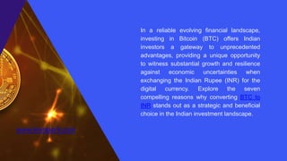 Top 5 Advantages of Buying Bitcoin (BTC) to Indian Rupee (INR) in India ...