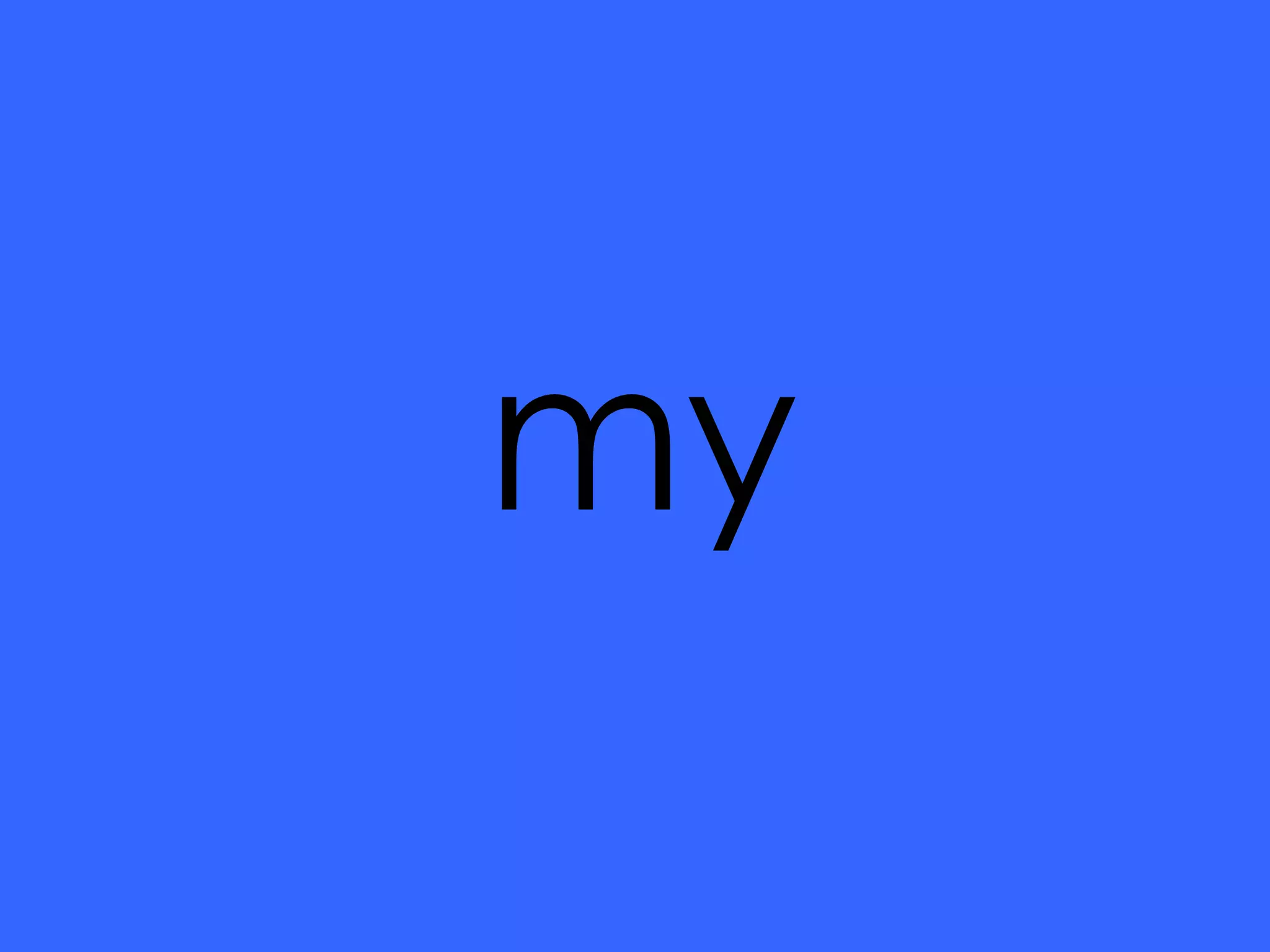 Blue words | PPTX