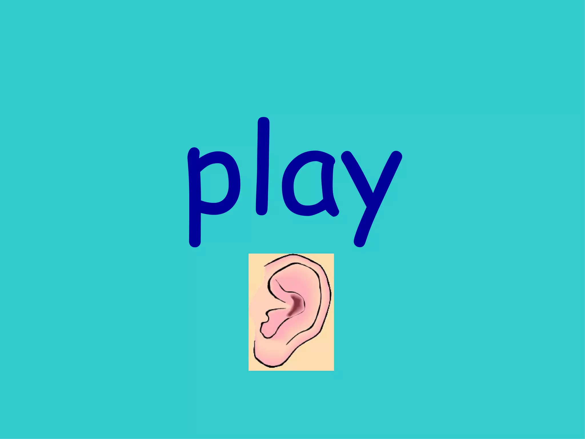 Blue Words With Sounds | PPT