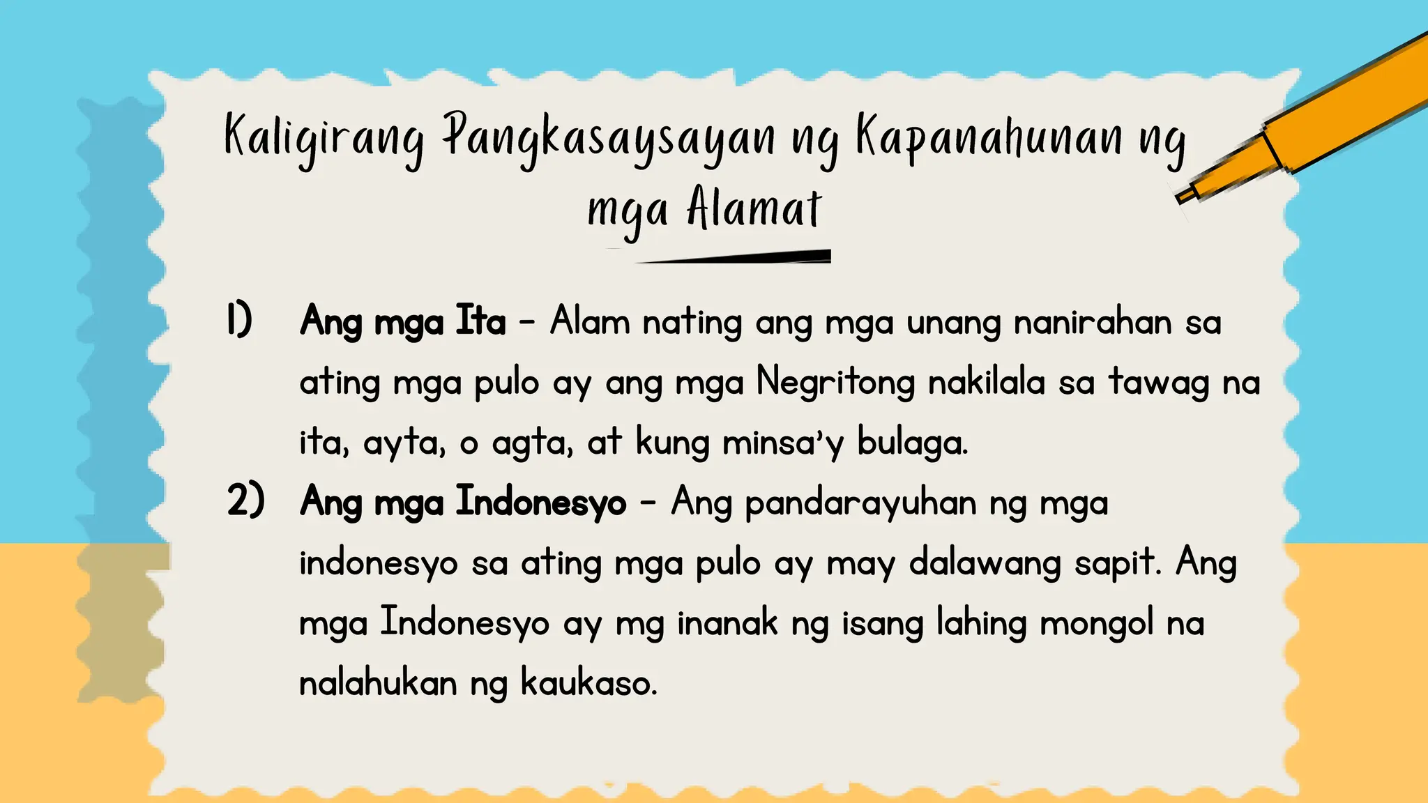 Blue Yellow English Types of Sentences Presentation .pptx