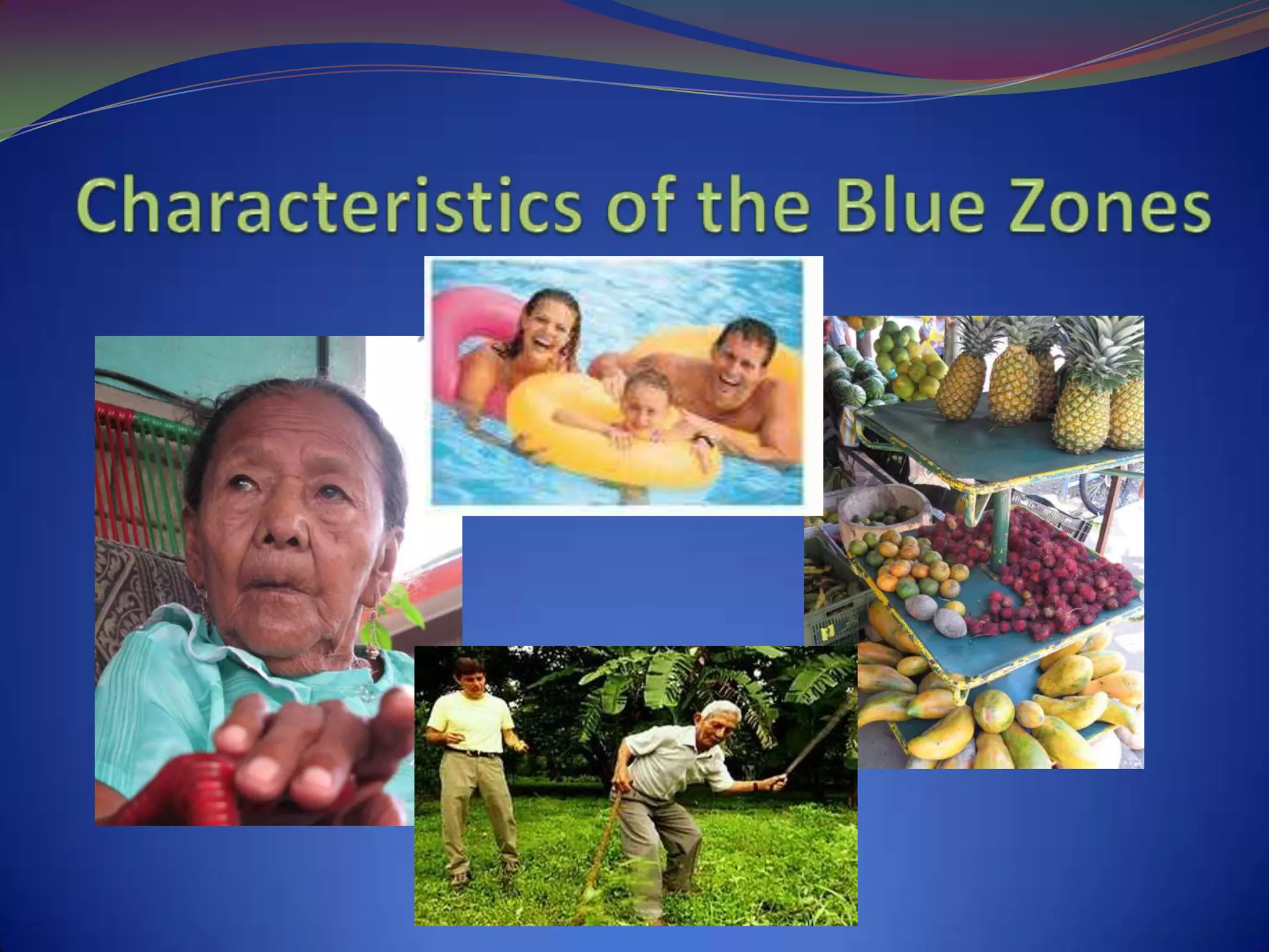 Blue zones | PPTX