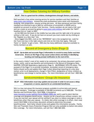 Bottom Line Up Front 01-10 Final | PDF