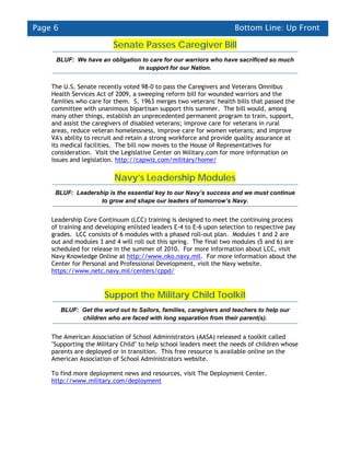 Bottom Line Up Front 01-10 Final | PDF