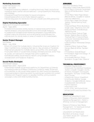 Shayna Blumenthal's Resume | PDF | Free Download