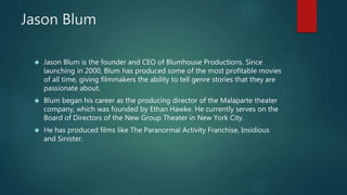 Blumhouse productions | PPTX