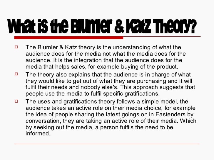 Blumler And Katz Quotes
