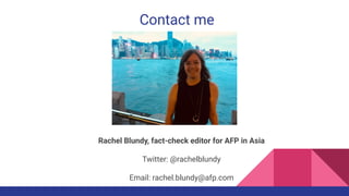 Rachel BLUNDY - Overview of AFP Fact Check | PPT