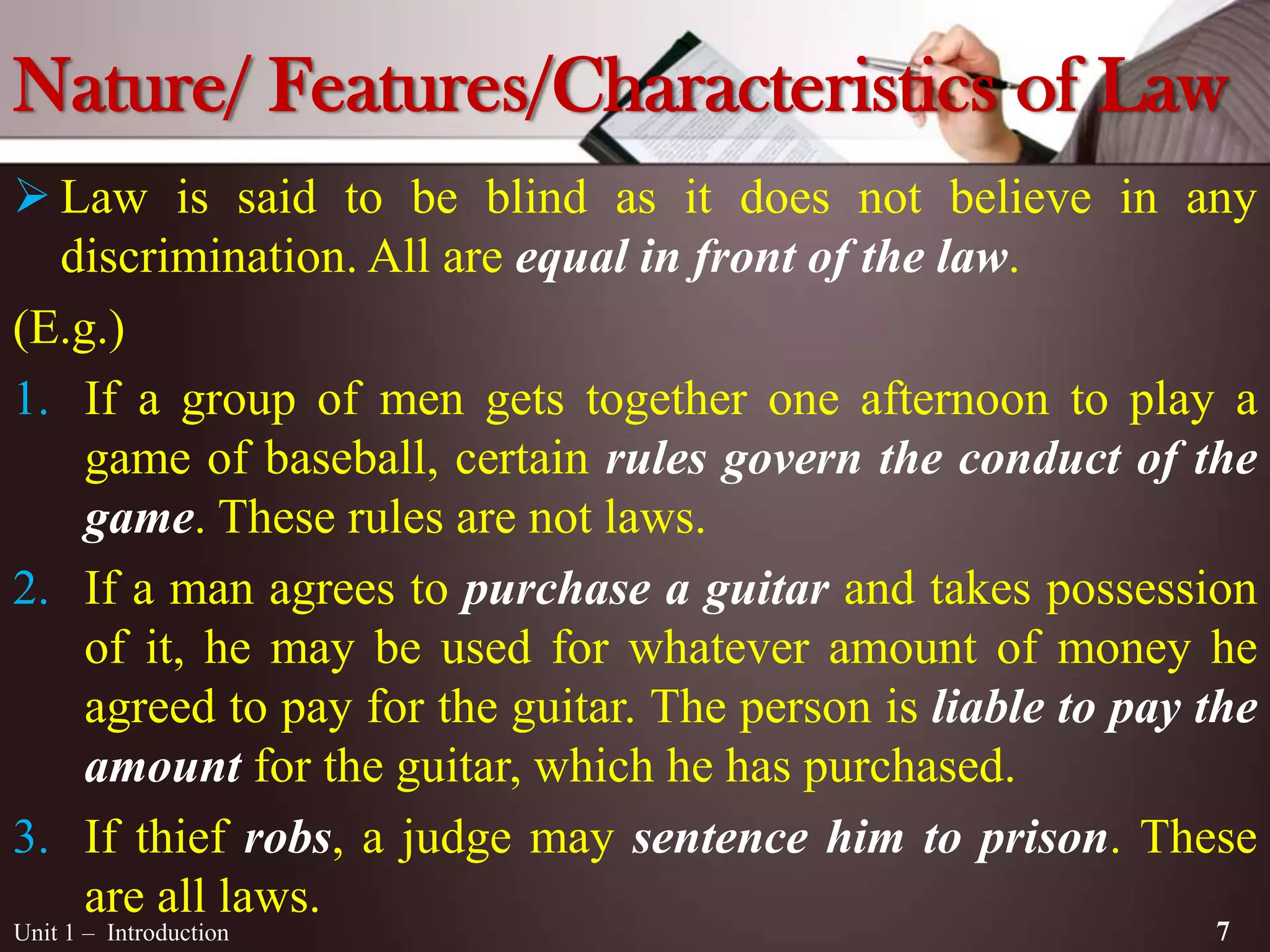 Business Law - Unit 1 | PDF