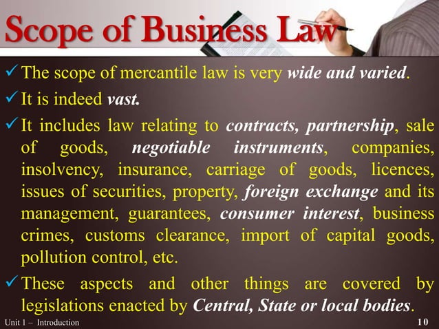 Business Law - Unit 1 | PDF | Legal Services Industry | Industries