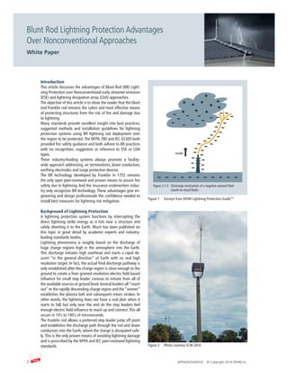 Blunt Rod Lightning Protection Comparison | PDF
