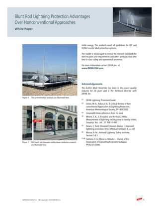 Blunt Rod Lightning Protection Comparison | PDF