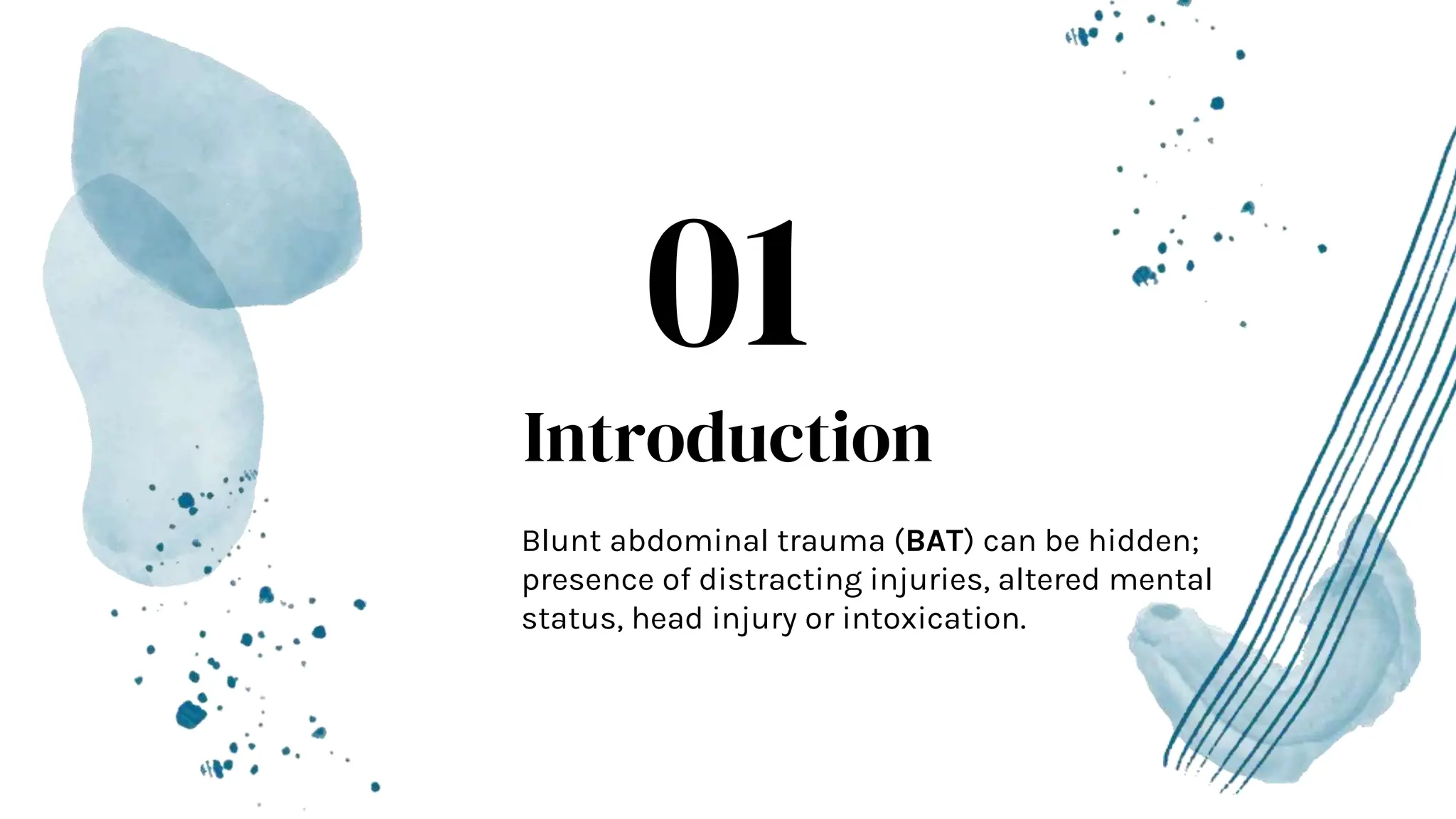 Blunt Abdominal Trauma | PPTX