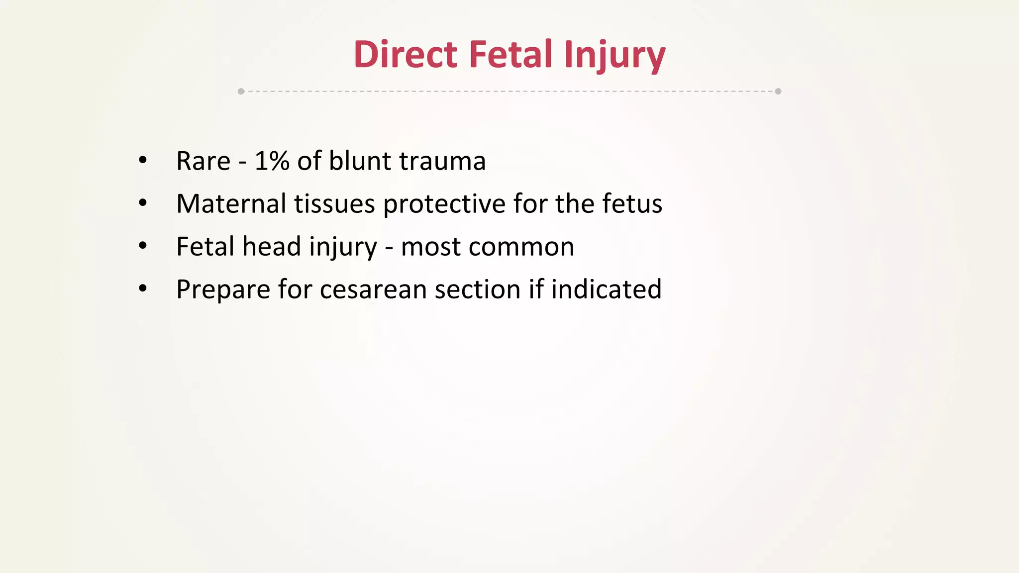 Blunt abdominal trauma in pregnancy 2021 | PDF