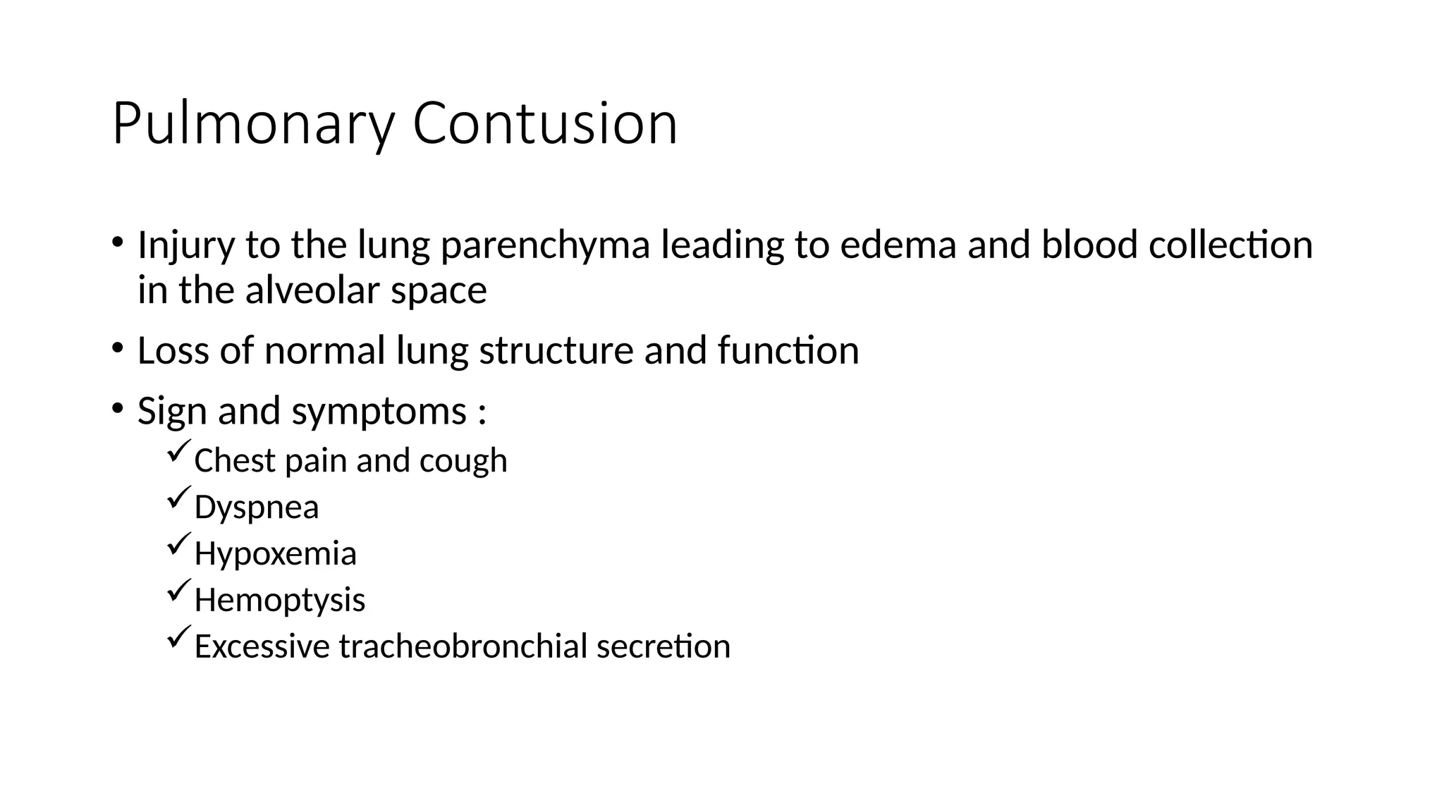 Trauma pada dada blunt chest trauma.pptx | First Aid | Injuries