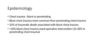 Trauma pada dada blunt chest trauma.pptx