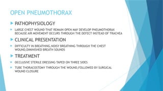 BLUNT CHEST TRAUMA.pptx,....,........... | PPTX