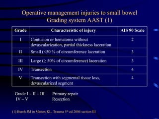 Blunt Hollow organvisceral perforation.ppt