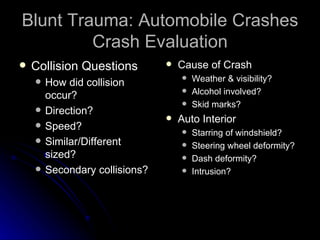 Blunt trauma | PPT