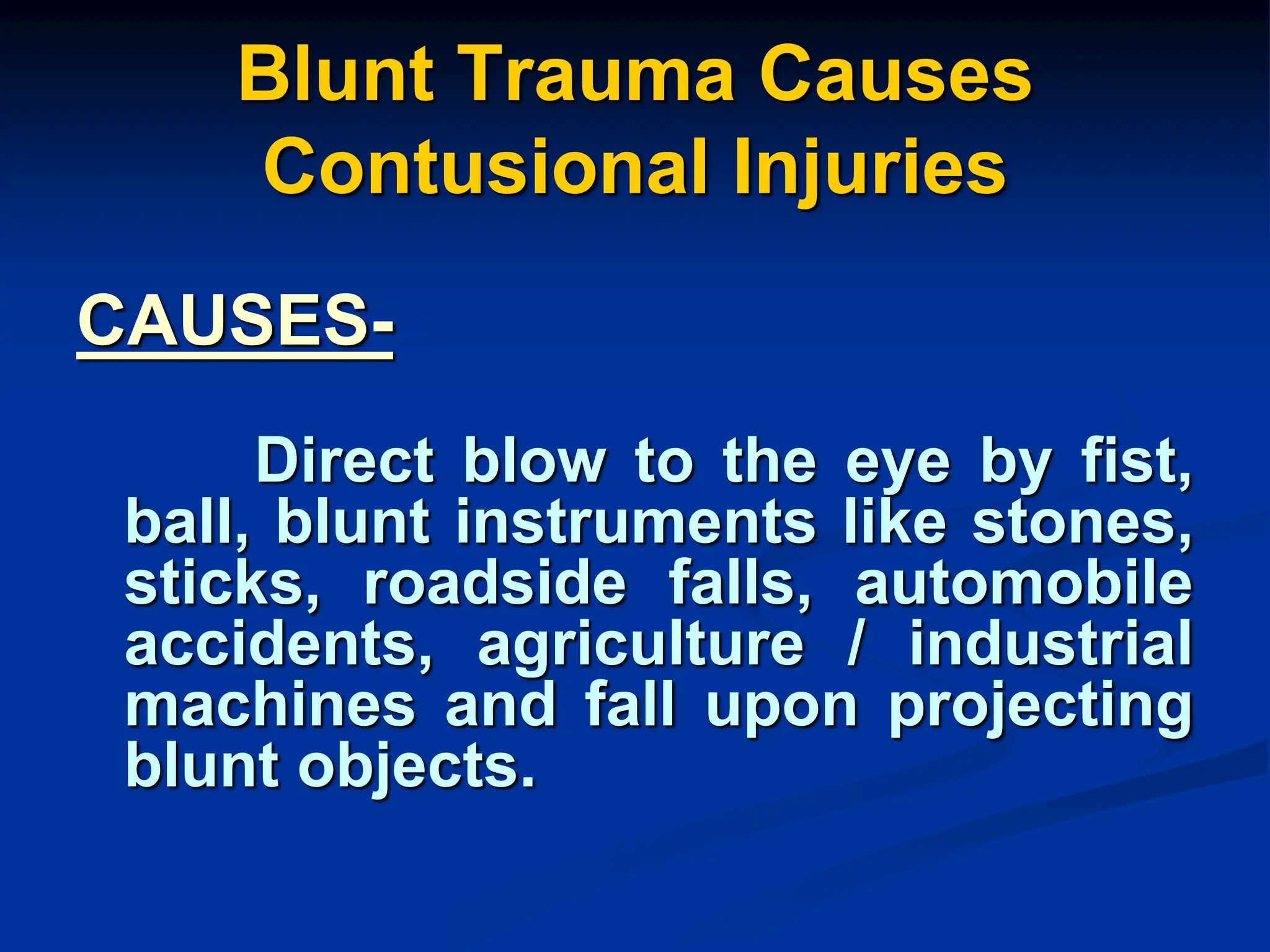 BLUNT TRAUMA.powerpoint presentation ppt | PPT