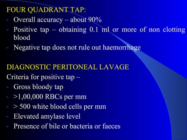 Blunt trauma abdomen | PPT