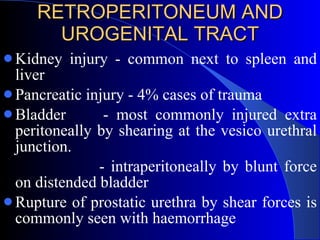 Blunt trauma abdomen | PPT