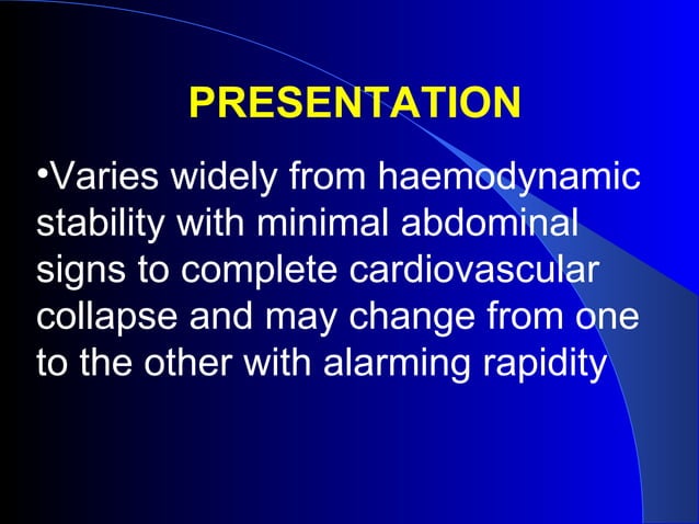 Blunt trauma abdomen | PPT