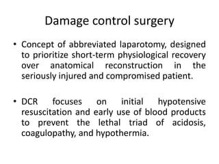 Blunt trauma abdomen | PPTX