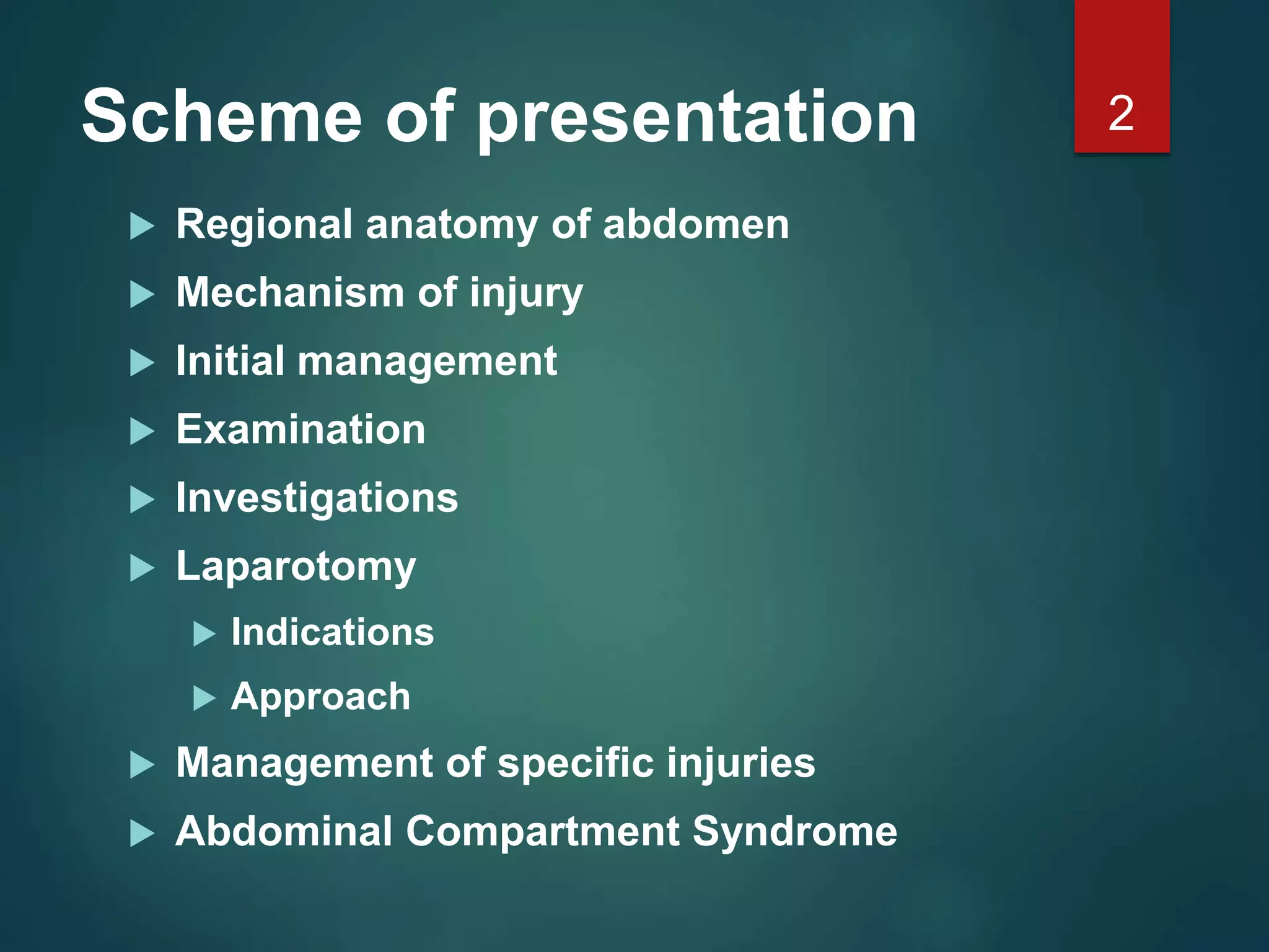 Blunt trauma abdomen ankit | PPTX