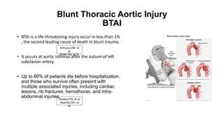 Blunt Thoracic Aortic Injury BTAI | PPSX