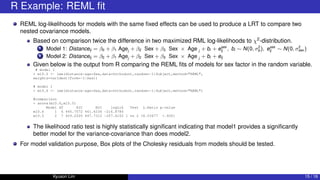 BlUP and BLUE- REML of linear mixed model | PDF | Physics | Science