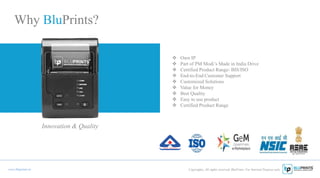 BluPrints enabling Public Distribution System (PDS) with simple POS ...