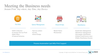 BluPrints enabling Public Distribution System (PDS) with simple POS ...